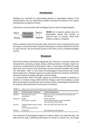 Biomedical signal modeling | PDF