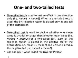 Biomedical statistics | PPTX