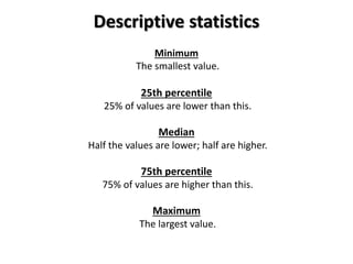 Biomedical statistics | PPTX