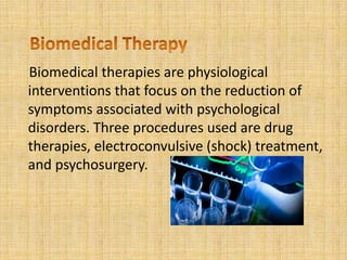 Biomedical therapy | PPTX