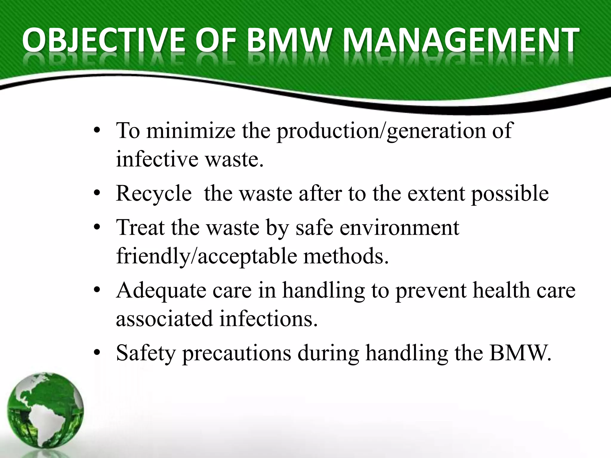 Biomedical waste and its management | PPTX