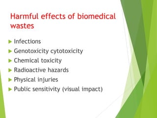 Biomedical waste | PPTX
