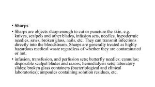 Biomedical waste | PPTX