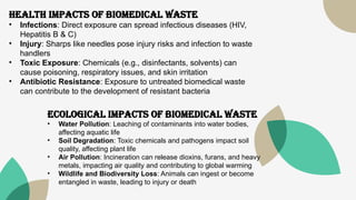 Biomedical waste and its ethical aspect. | PPT