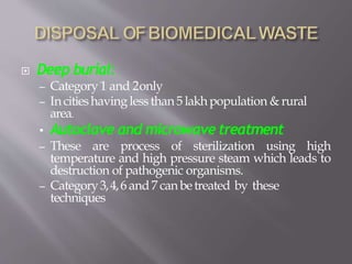 Biomedical waste and its management | PPTX