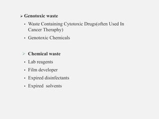 biomedical waste management various types.pptx