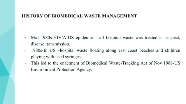 Biomedical waste disposal | PPTX | Infectious Diseases | Diseases and ...