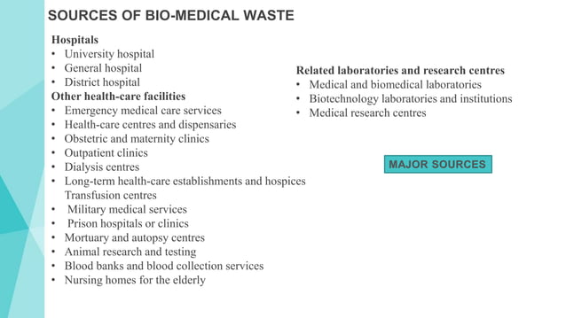 Biomedical waste disposal | PPTX | Infectious Diseases | Diseases and ...