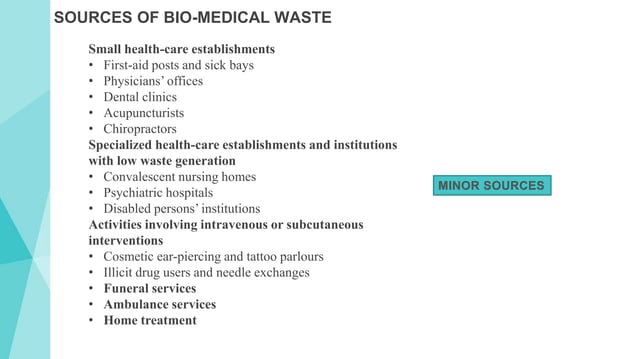 Biomedical waste disposal | PPTX | Infectious Diseases | Diseases and ...