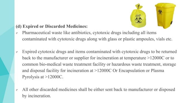 Biomedical waste disposal | PPTX | Infectious Diseases | Diseases and ...