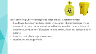 Biomedical waste disposal | PPTX