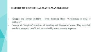 Biomedical waste disposal | PPTX