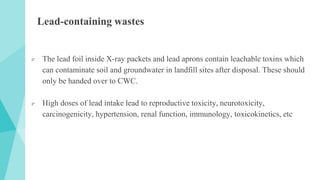 Biomedical waste disposal | PPTX