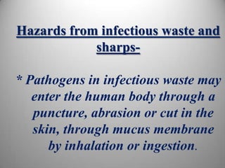 Bio medical waste management | PPTX