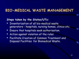 Biomedical waste management | PPT
