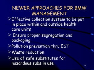 Biomedical waste management | PPT