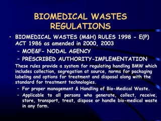 Biomedical waste management | PPT