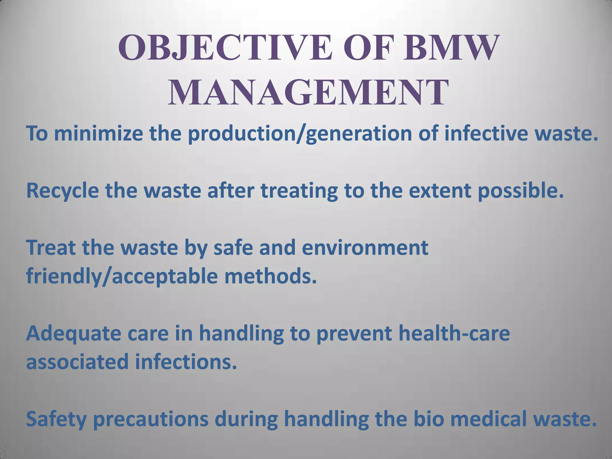 Biomedical waste management | PPTX