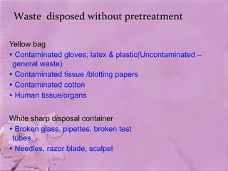 Biomedical waste management | PPTX