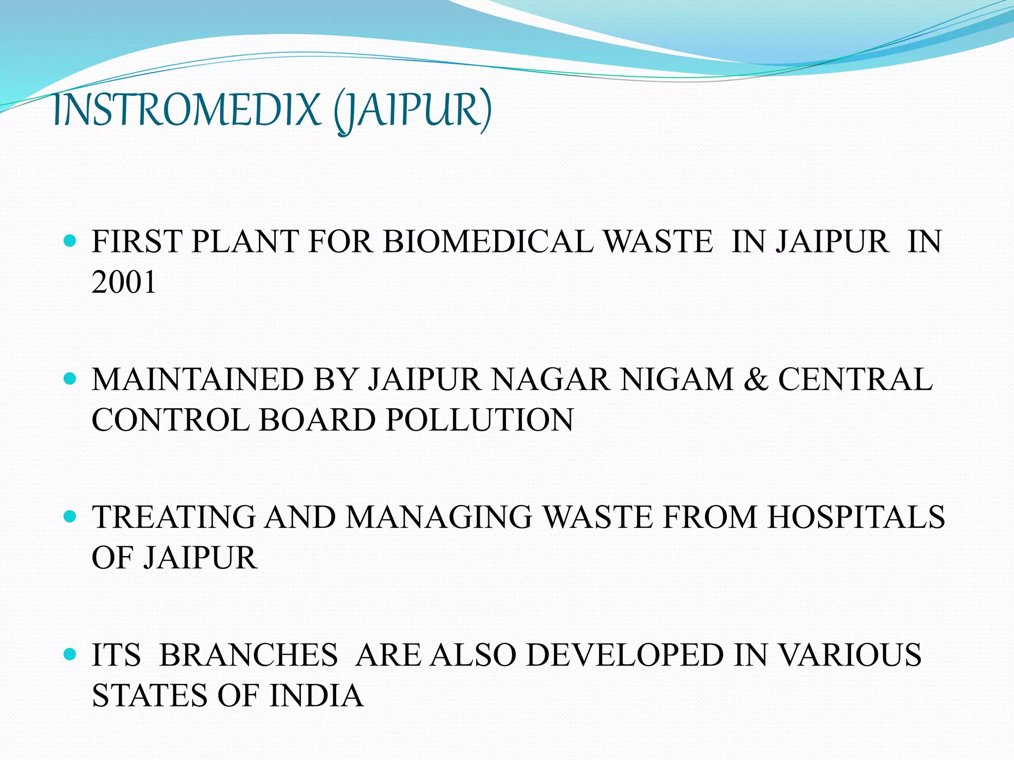Biomedical waste management | PPTX