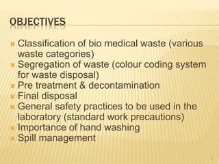 Biomedical waste management | PPTX | Indoor Environmental Quality ...
