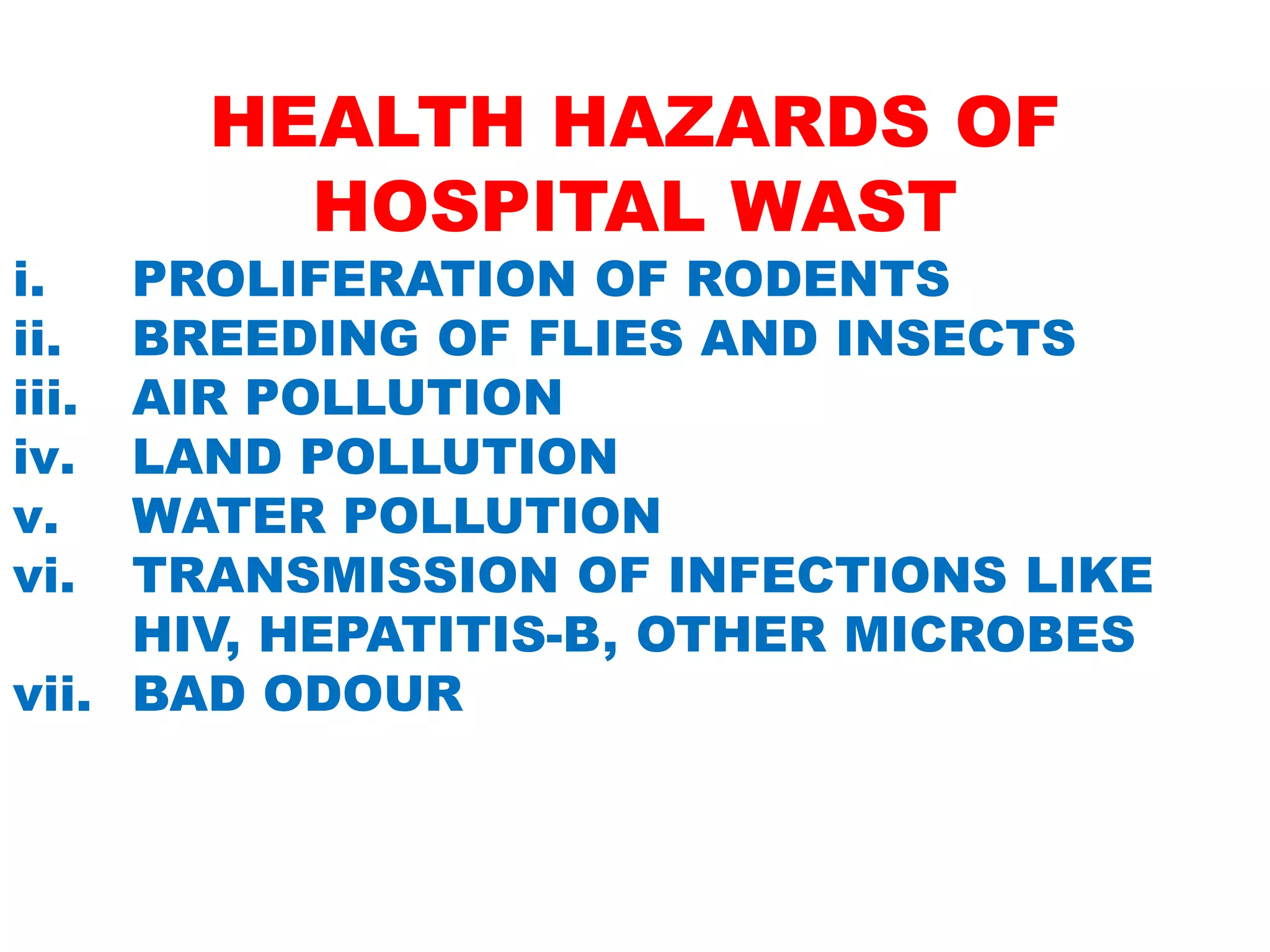 Bio Medical Waste Management | PPTX