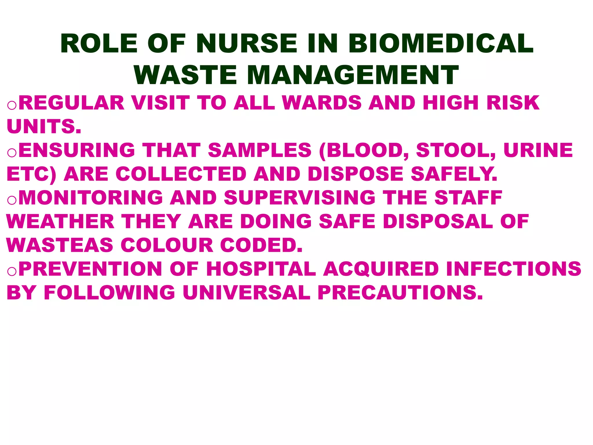 Bio Medical Waste Management | PPTX
