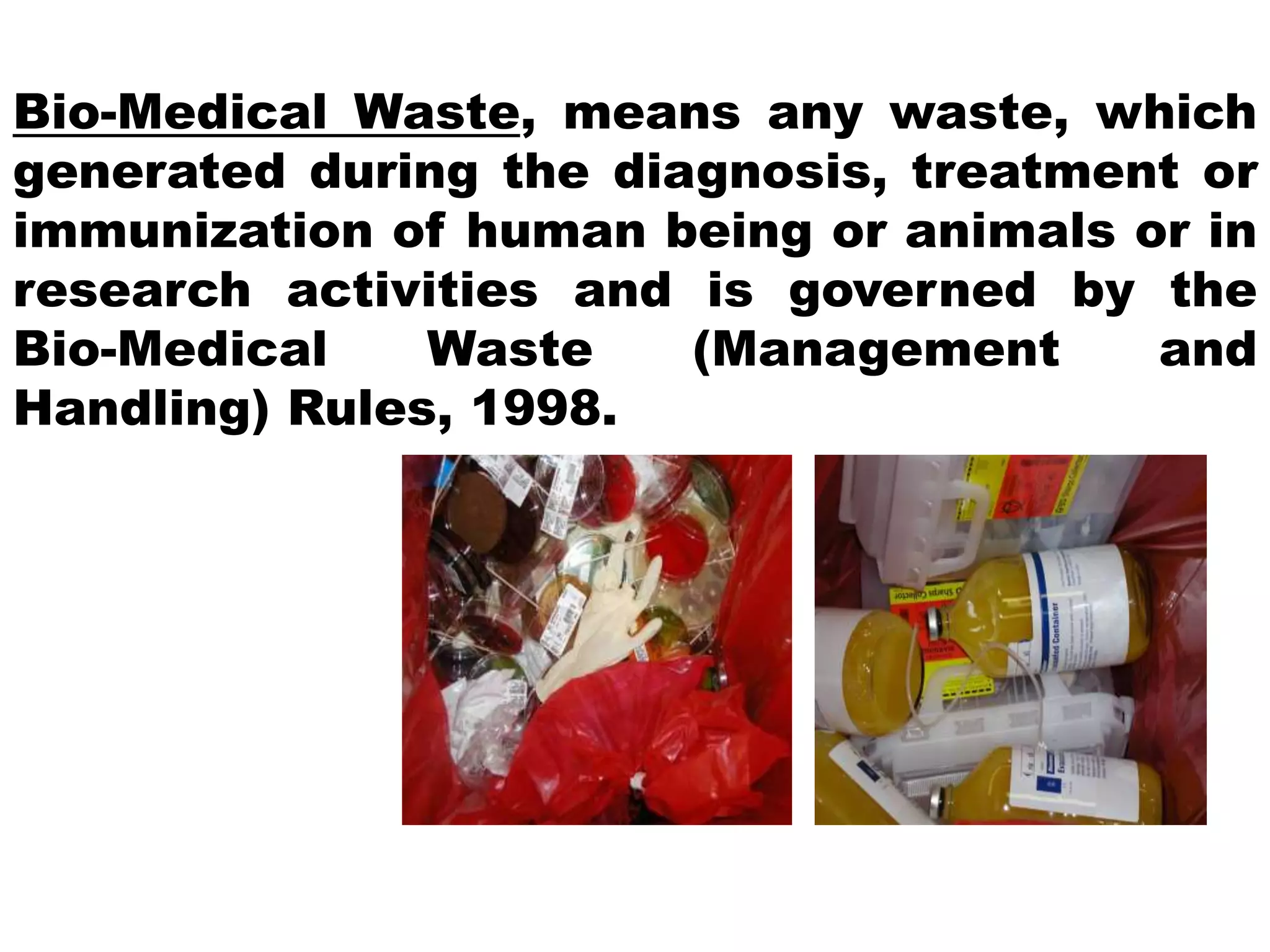 Bio Medical Waste Management | PPTX
