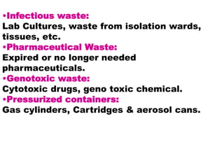 Bio Medical Waste Management | PPTX