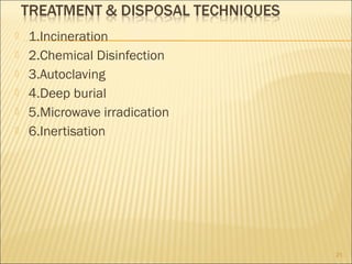 Biomedical waste management | PPT
