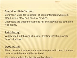 Biomedical waste management | PPT