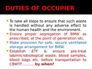 Biomedical waste management | PDF
