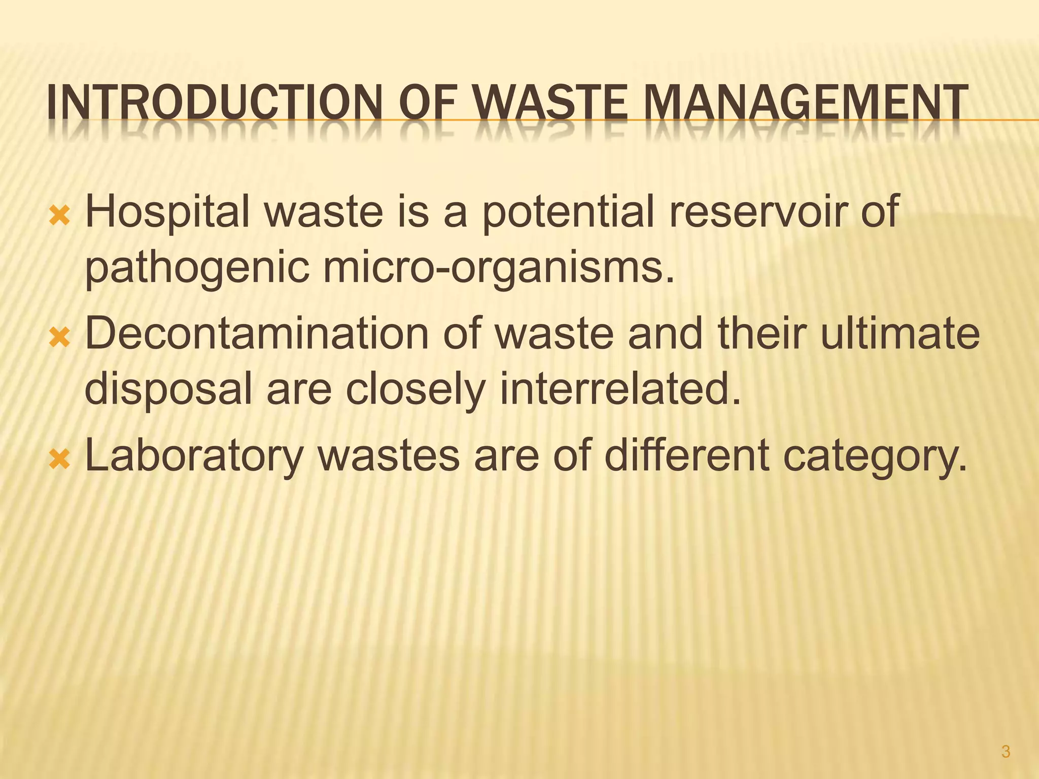 Biomedical waste management | PPTX
