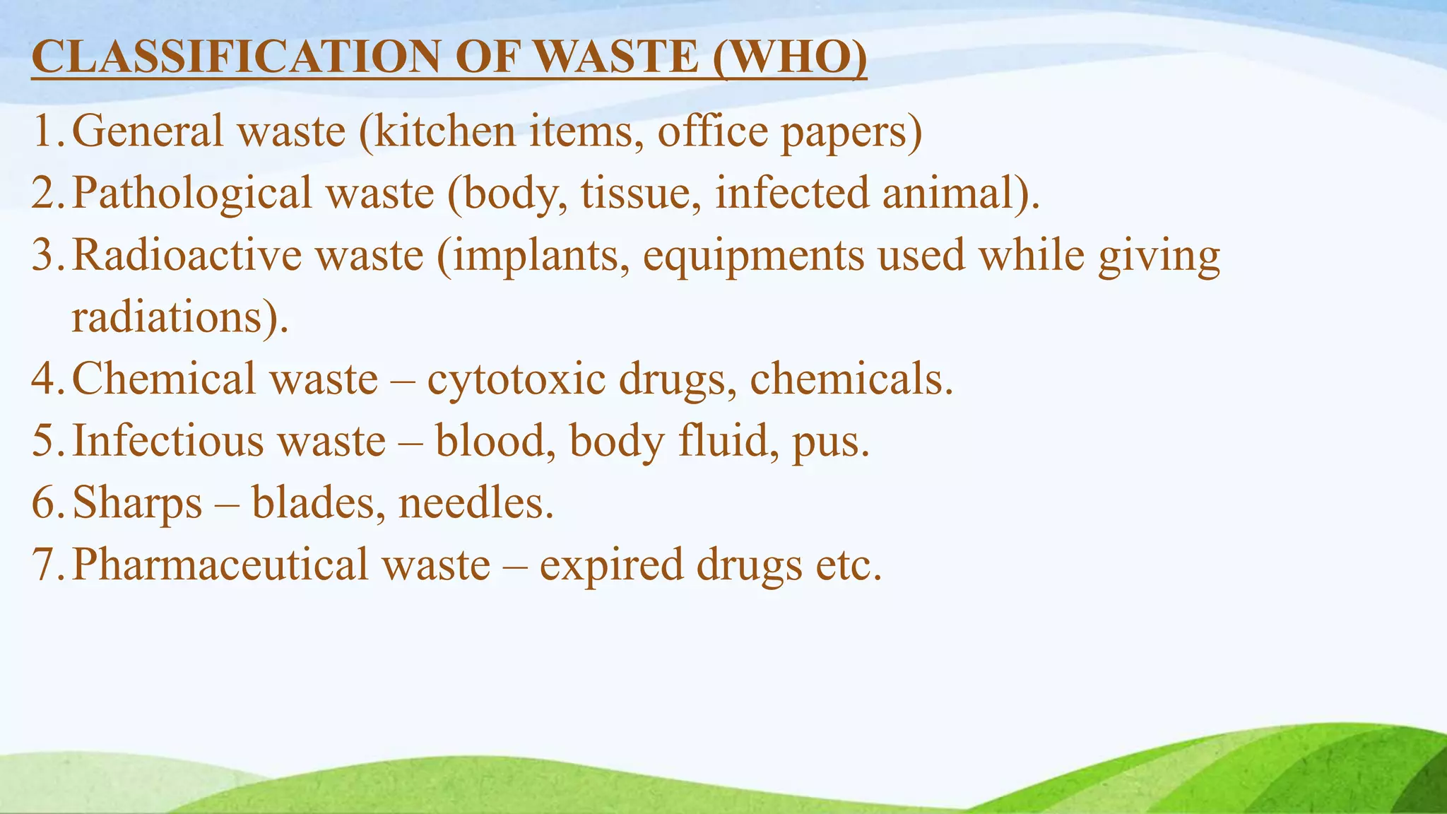 Bio medical waste management | PPTX