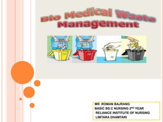 Bio medical waste management | PPT