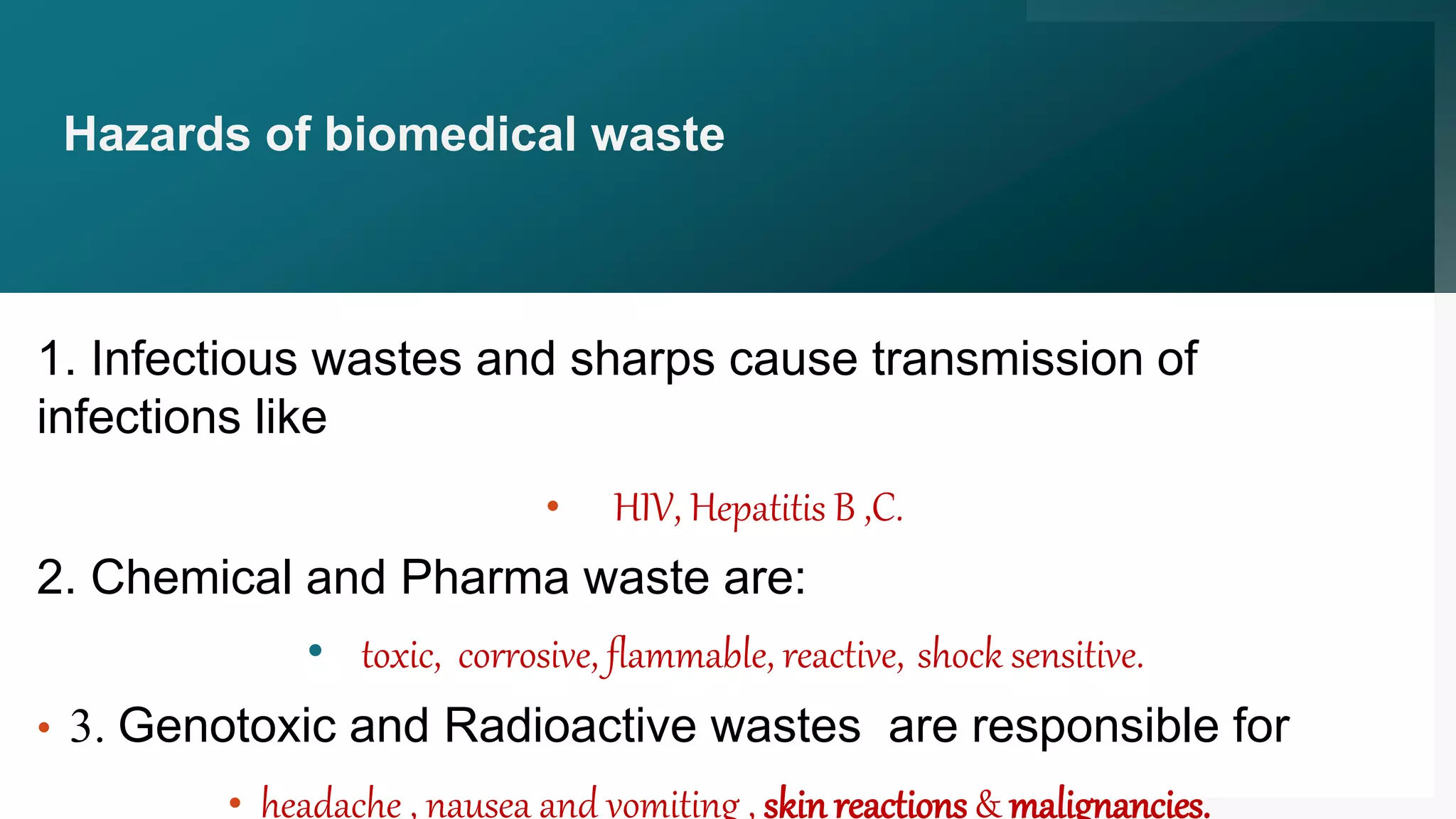 Biomedical waste management | PPT