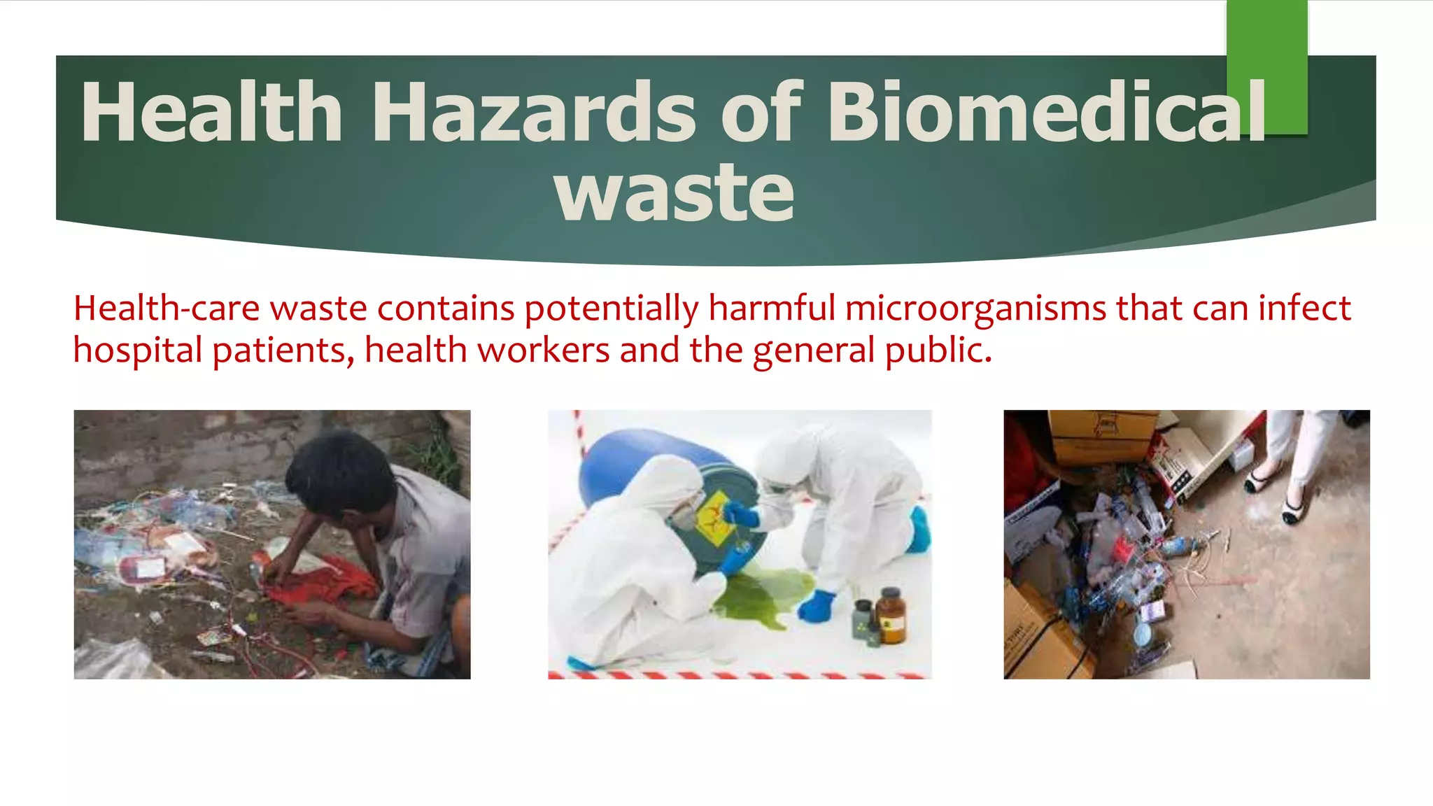 Biomedical waste management | PPTX