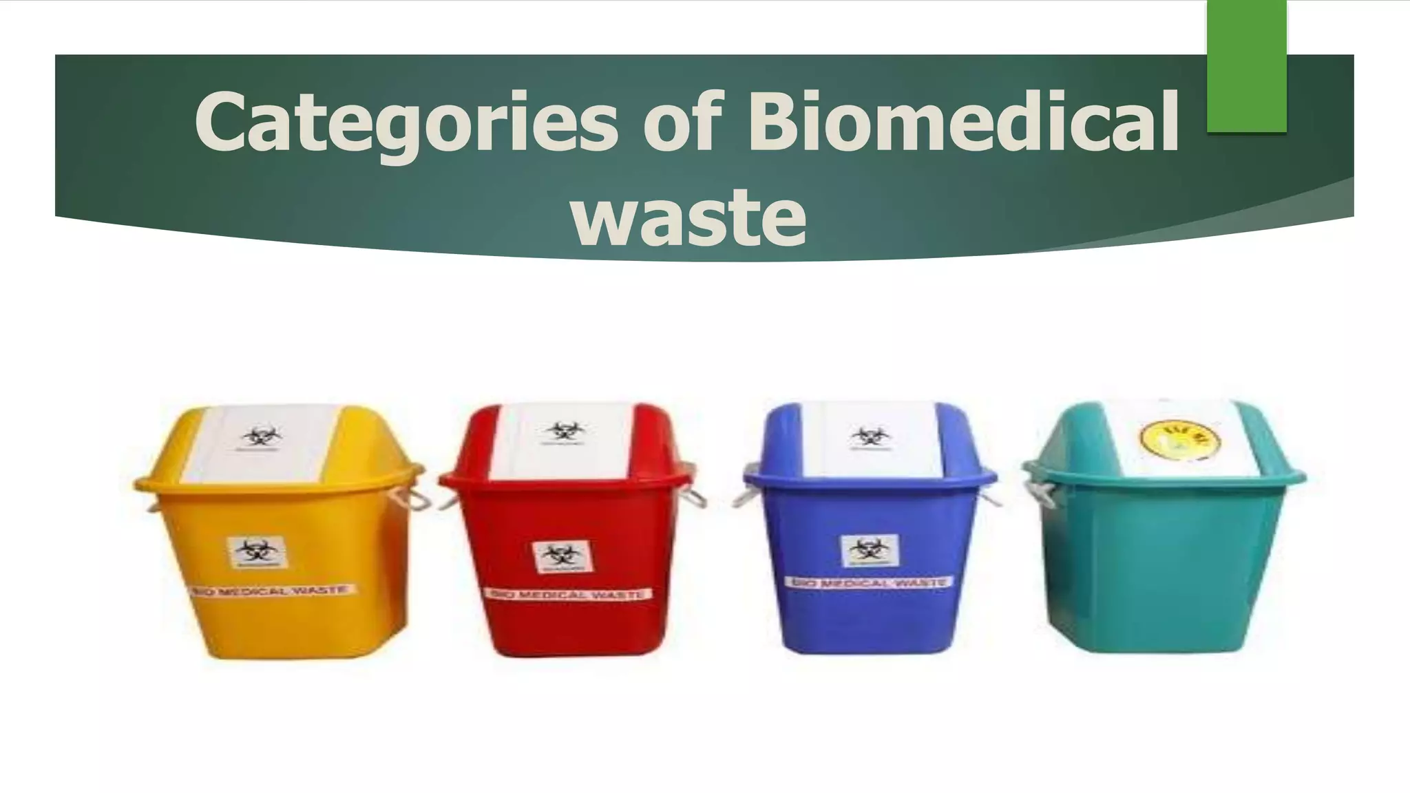 Biomedical waste management | PPTX