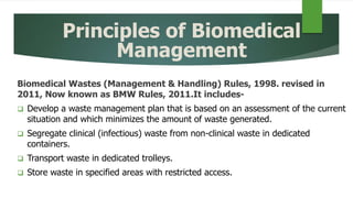 Biomedical waste management | PPTX