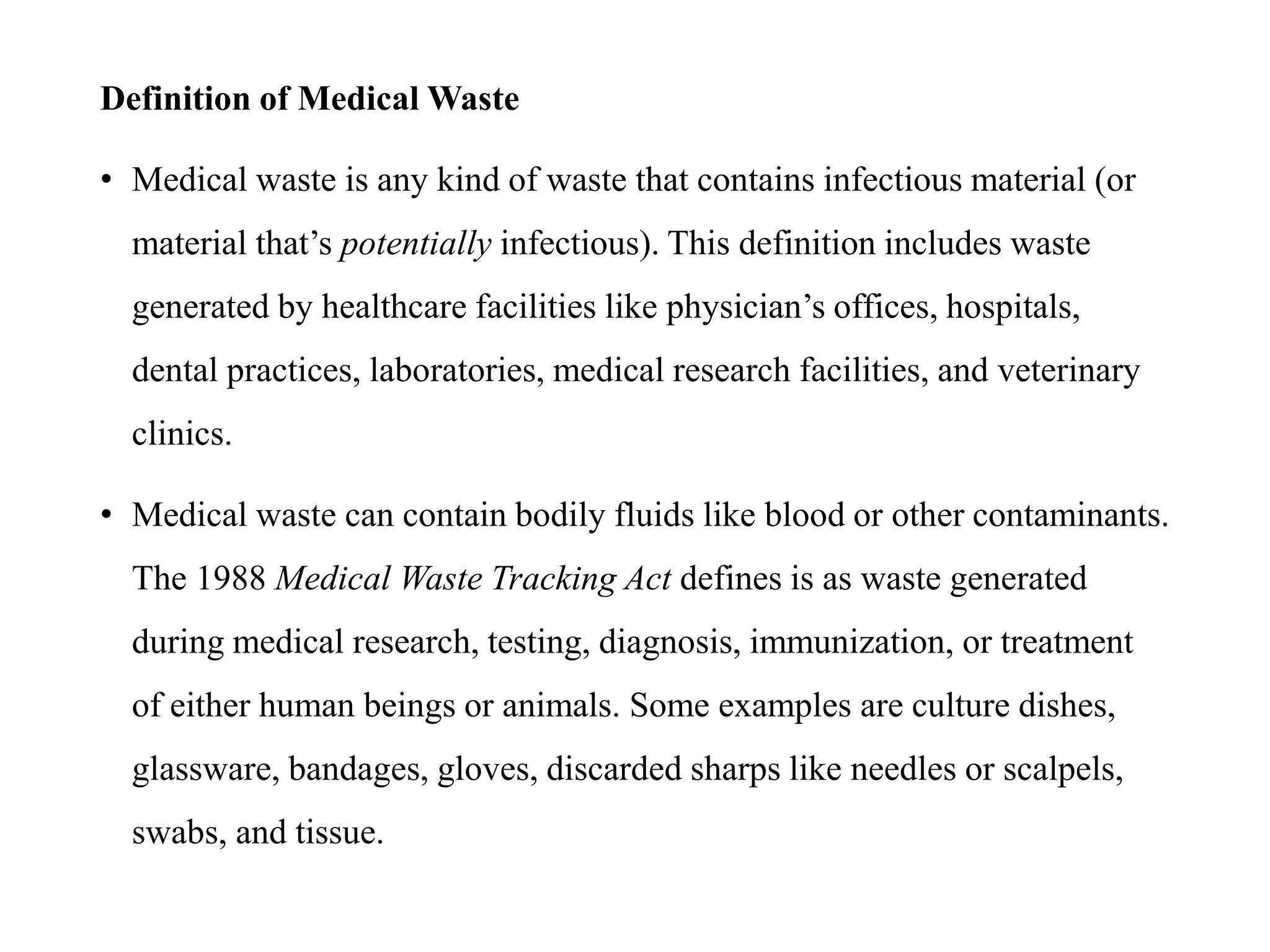 Biomedical waste management | PPT