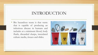 Biomedical waste management | PPTX