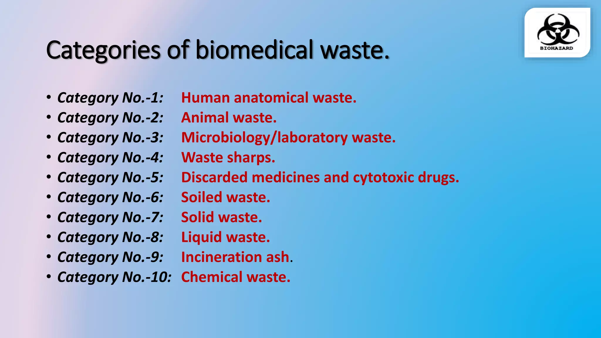 Biomedical waste management | PPTX | Business | Business and Finance