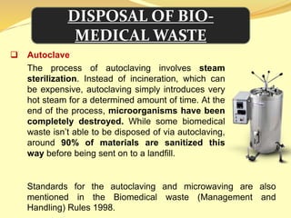 Bio medical waste management | PPTX | Indoor Environmental Quality ...