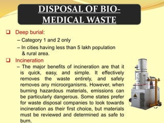 Bio medical waste management | PPTX