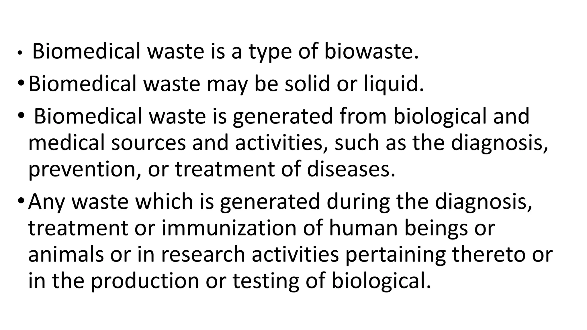 BIOMEDICAL WASTE MANAGEMENT.pptx notes for nursing students | PPTX