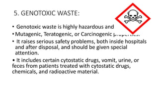 BIOMEDICAL WASTE MANAGEMENT.pptx notes for nursing students | PPTX
