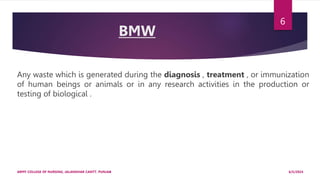 BIOMEDICAL WASTE MANAGEMENTand its treatmrnt .pptx