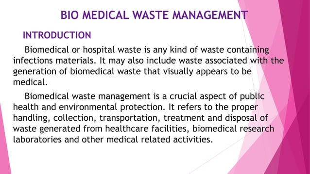 BIO MEDICAL WASTE MANAGEMENT for bsc students.pptx