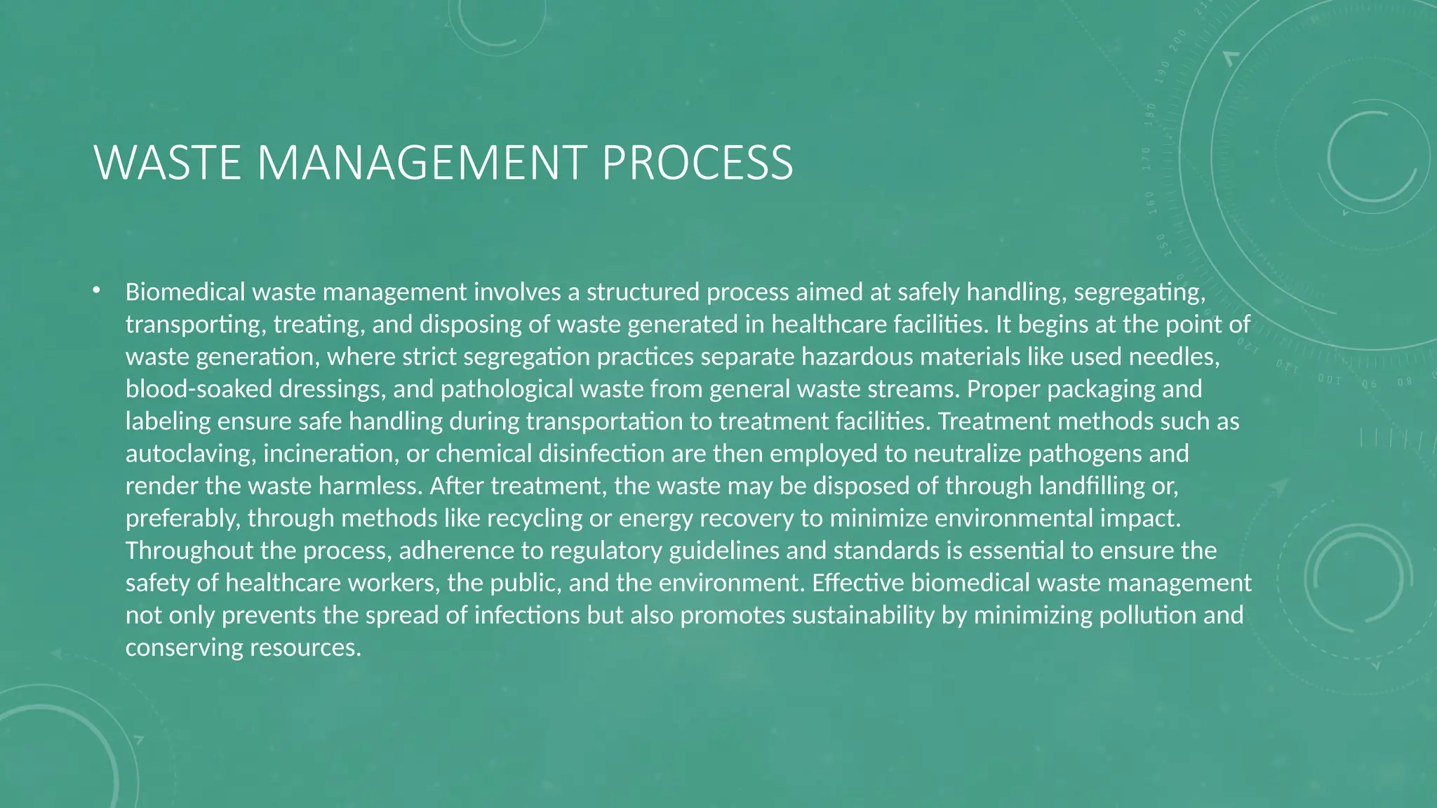 BIO MEDICAL WASTE MANAGEMENT.PROJECTpptx | PPTX