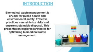 BIOMEDICAL WASTE MANAGEMENT TECHNIQUES AND TIPS | PPTX